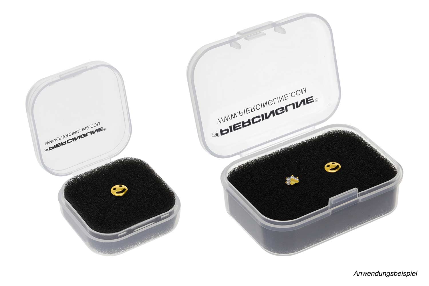 Plastic box with foam + PIERCINGLINE imprint | PIERCINGLINE